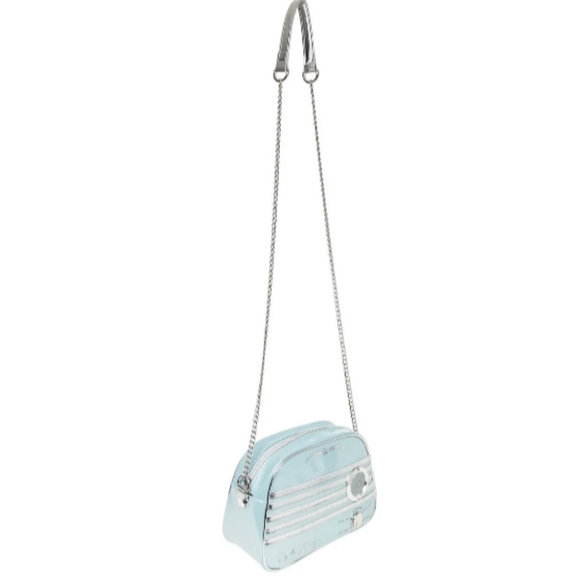 Betsey Johnson | Bags | New Betsey Johnson Blue Silver Vintage Radio ...